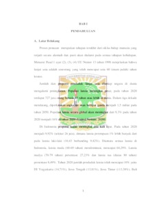 Hubungan Tingkat Kemandirian Activity Daily Living (ADL) dengan Kualitas Hidup Pada Lansia di ...